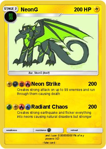 Pokémon NeonG - Neon Strike - My Pokemon Card