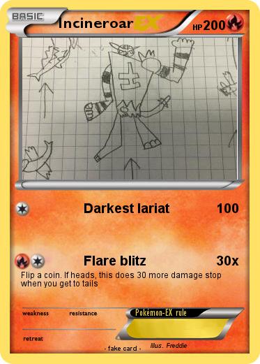 Pokémon Incineroar 148 148 - Darkest lariat - My Pokemon Card