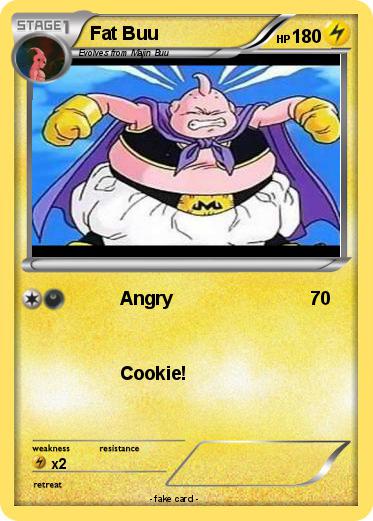Pokémon Fat Buu 7 7 - Angry - My Pokemon Card