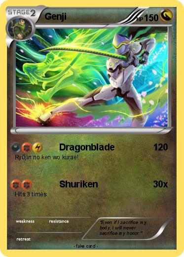 Pokémon Genji 32 32 - Dragonblade - My Pokemon Card