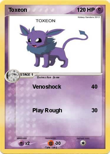 Pokémon Toxeon 15 15 - Venoshock - My Pokemon Card