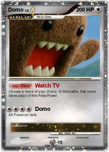 Pokémon Domo 485 485 - Watch TV - My Pokemon Card