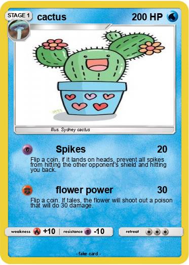 Pokémon cactus 224 224 - Spikes - My Pokemon Card