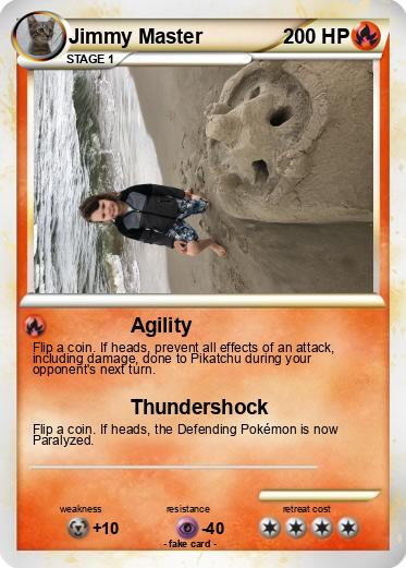 Pokémon Jimmy Master - Agility - My Pokemon Card