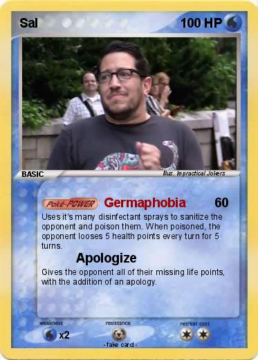 Pokémon Sal 26 26 - Germaphobia - My Pokemon Card
