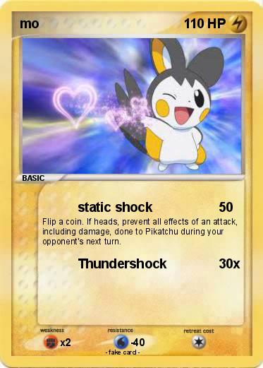 Pokémon 1 56743 56743 - static shock - My Pokemon Card