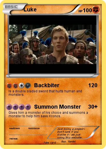 Pokémon Luke 1483 1483 - Backbiter - My Pokemon Card