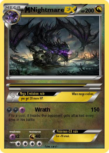 Pokémon Nightmare 2405 2405 - Wrath - My Pokemon Card