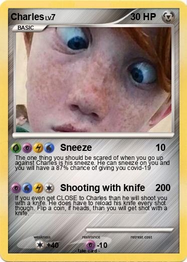 Pokémon Charles 542 542 - Sneeze - My Pokemon Card