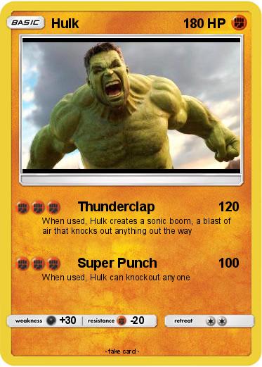 Pokémon Hulk 1775 1775 - Thunderclap - My Pokemon Card