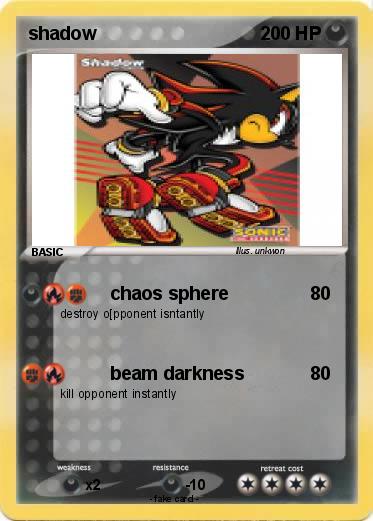 Pokémon shadow 3340 3340 - chaos sphere - My Pokemon Card