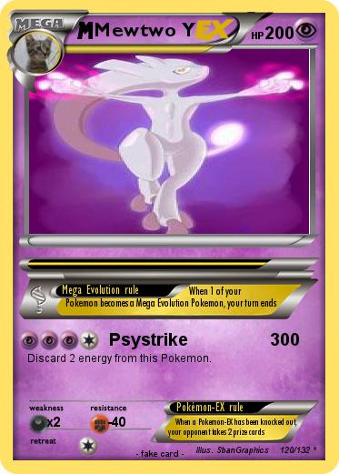 Pokémon Mewtwo Y 67 67 - Psystrike 300 - My Pokemon Card
