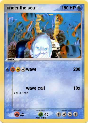 Pokémon under the sea - wave - My Pokemon Card
