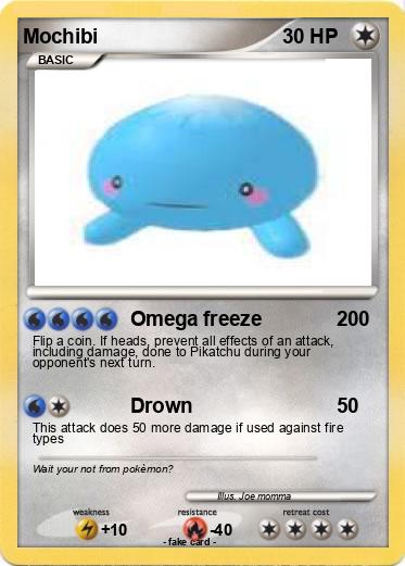 Pokémon Mochibi - Omega freeze - My Pokemon Card