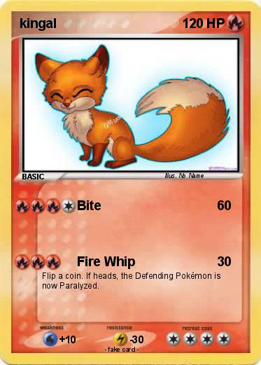 Pokémon kingal 1 1 - Bite - My Pokemon Card