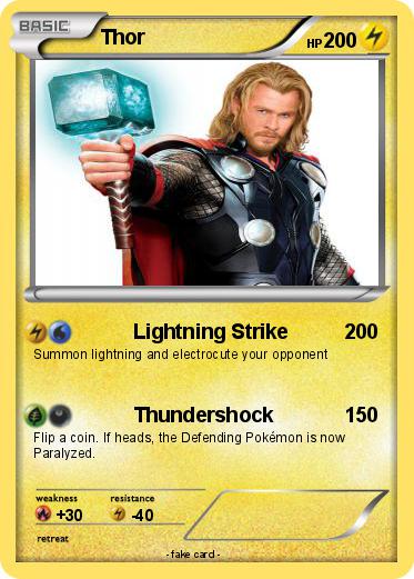 Pokémon Thor 703 703 - Lightning Strike - My Pokemon Card