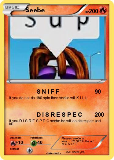 Pokémon Seebe - S N I F F - My Pokemon Card