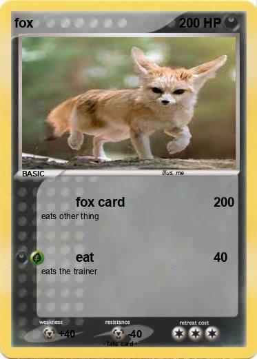 Pokémon fox 1013 1013 - fox card - My Pokemon Card