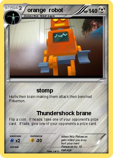 Pokémon orange robot - stomp - My Pokemon Card