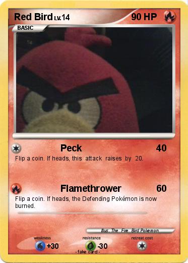 Pokémon Red Bird 328 328 - Peck - My Pokemon Card