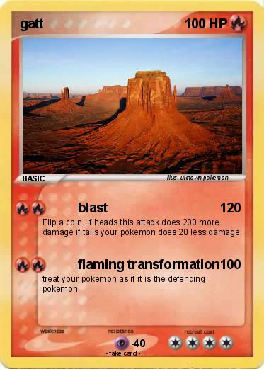 Pokémon gatt - blast - My Pokemon Card