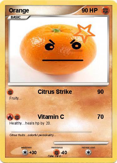 Pokémon Orange 677 677 - Citrus Strike - My Pokemon Card