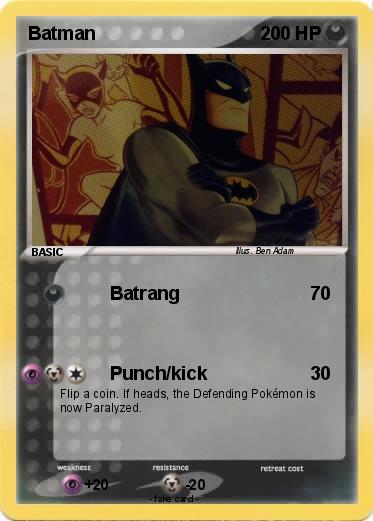 Pokémon Batman 1752 1752 - Batrang - My Pokemon Card
