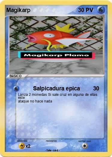 Pokémon Magikarp 1952 1952 - Salpicadura epica - Mi carta pokémon