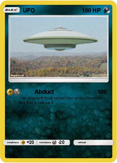 Pokémon UFO 123 123 - Abduct - My Pokemon Card
