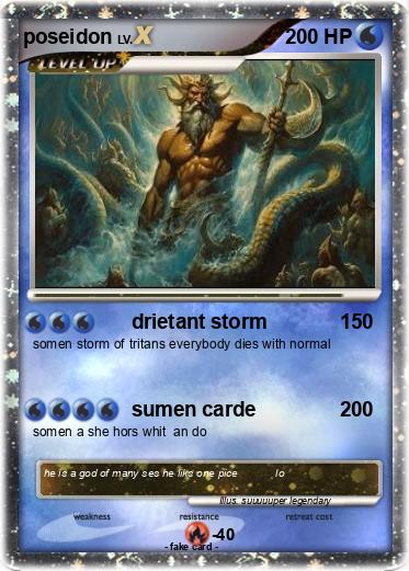 Pokémon poseidon 1018 1018 - drietant storm - My Pokemon Card