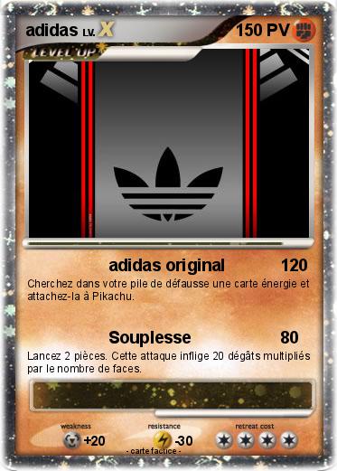 Pokémon adidas 48 48 - adidas original - Ma carte Pokémon