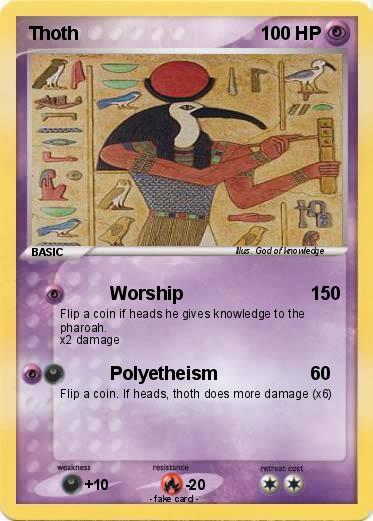Pokémon Thoth 20 20 - Worship - My Pokemon Card
