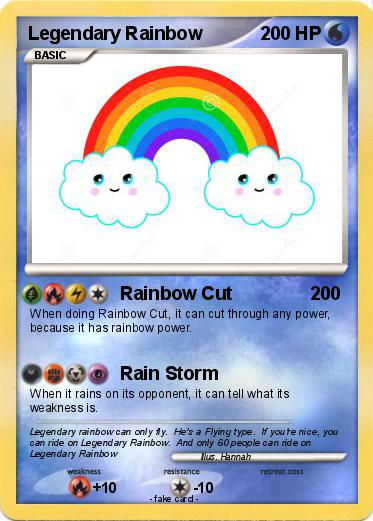 Pokémon Legendary Rainbow - Rainbow Cut - My Pokemon Card
