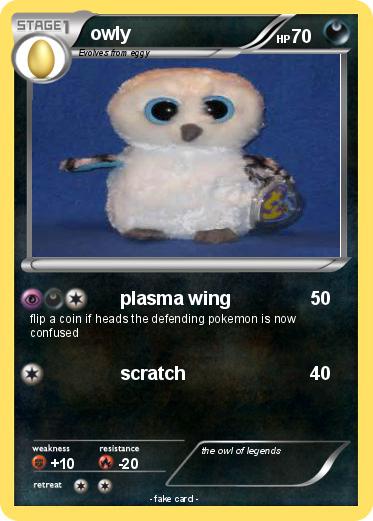 Pokémon owly 6 6 - plasma wing - My Pokemon Card