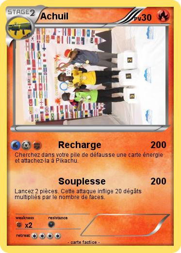 Pokémon Achuil - Recharge - Ma carte Pokémon