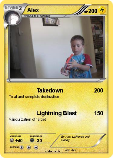 Pokémon Alex 1554 1554 - Takedown - My Pokemon Card