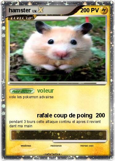 Pokémon hamster 472 472 - voleur - Ma carte Pokémon