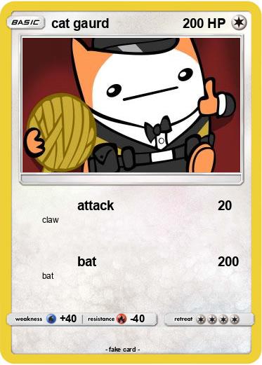 Pokémon cat gaurd - attack - My Pokemon Card
