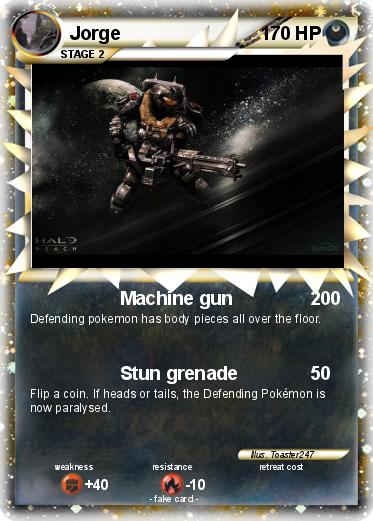 Pokémon Jorge 108 108 - Machine gun - My Pokemon Card