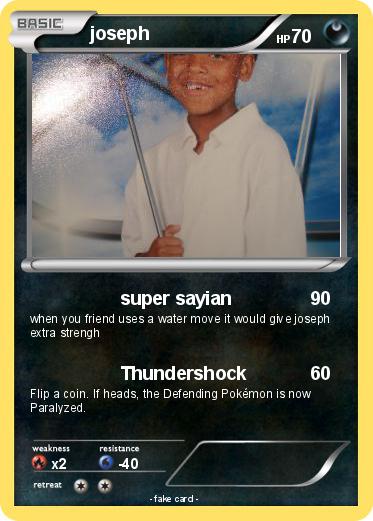 Pokémon joseph 356 356 - super sayian - My Pokemon Card