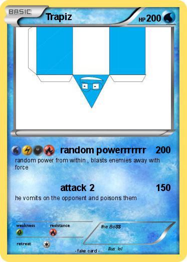 Pokémon Trapiz - random powerrrrrrr - My Pokemon Card