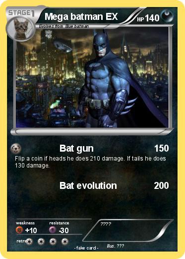 Pokémon Mega batman EX 1 1 - Bat gun - My Pokemon Card
