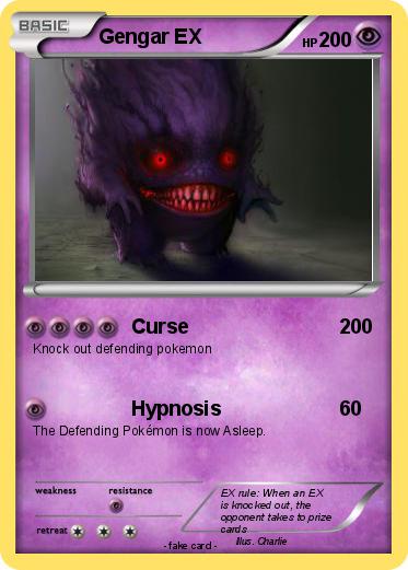 Pokémon Gengar EX 22 22 - Curse - My Pokemon Card