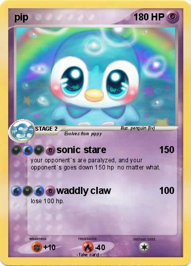 Pokémon pip 92 92 - sonic stare - My Pokemon Card