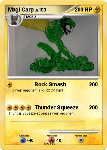 Pokémon Magi Carp - Rock Smash - My Pokemon Card
