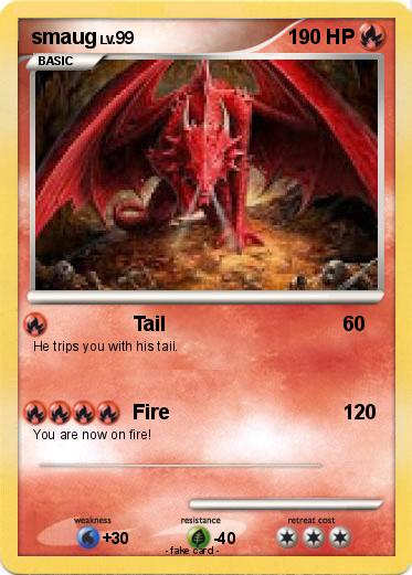 Pokémon smaug 44 44 - Tail - My Pokemon Card