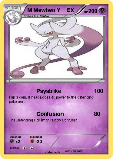 Pokémon M Mewtwo Y 27 27 - Psystrike - My Pokemon Card