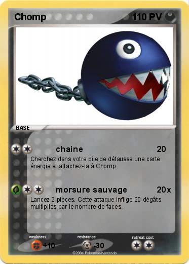 Pokémon Chomp 62 62 - chaine - Ma carte Pokémon