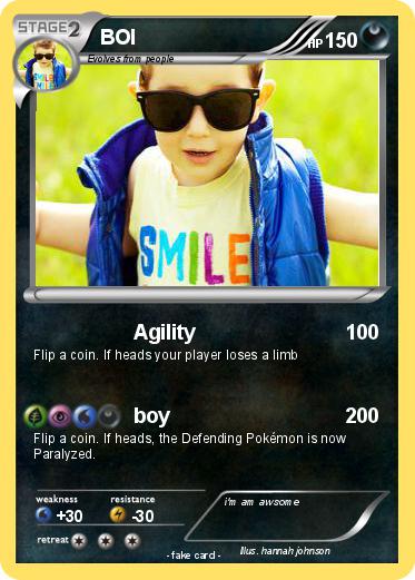 Pokémon BOI 21 21 - Agility - My Pokemon Card