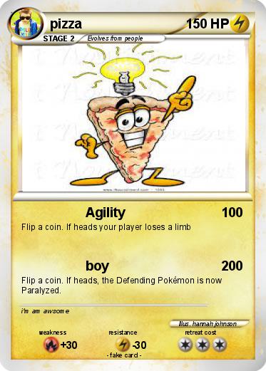 Pokémon pizza 744 744 - Agility - My Pokemon Card